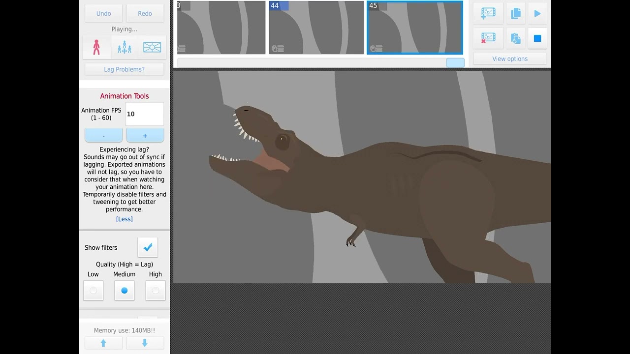 Rexy Sticknodes Test | Sticknodes animation
