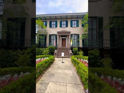 Walking Through History: The Stunning Andrew Low House in Savannah, GA 🏛️ #savannahga #historical