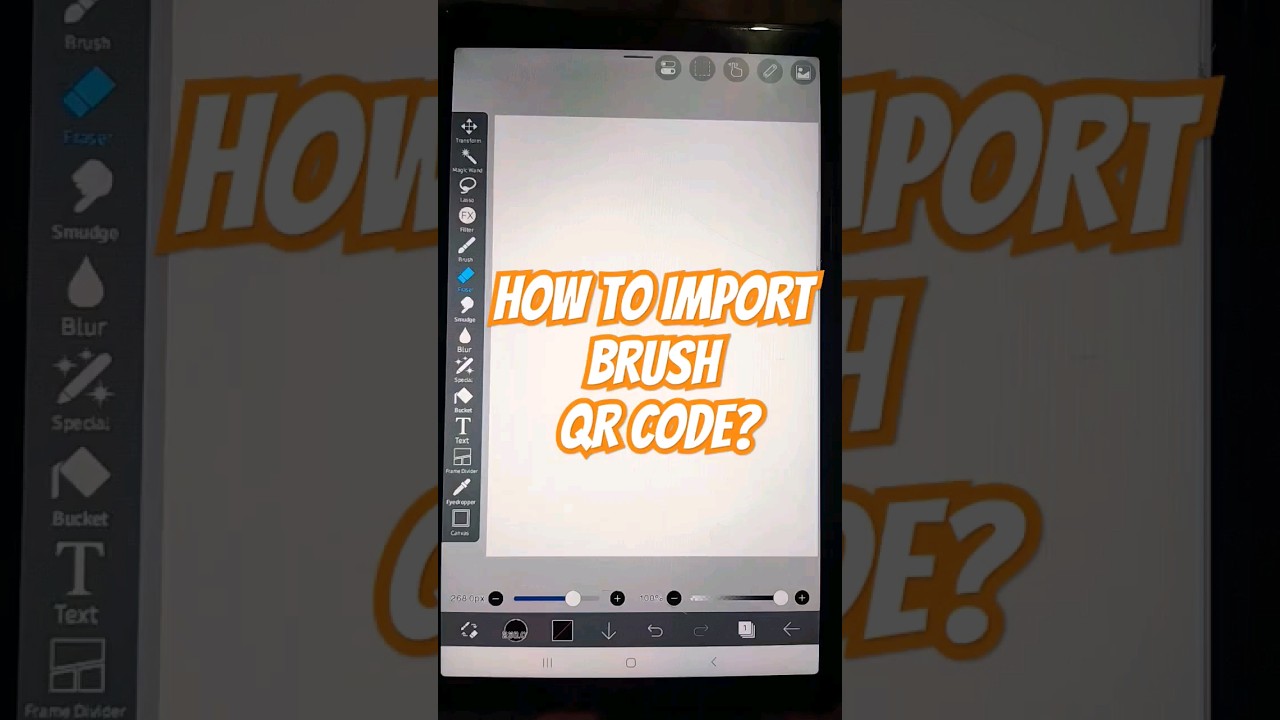 How to IMPORT BRUSH QR CODE?🤷🏻 #swatiartlife #ibispaintx #tutorial