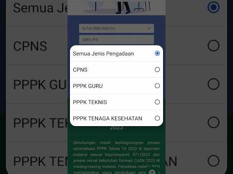 cek formasi casn untuk sma sederajat 2023