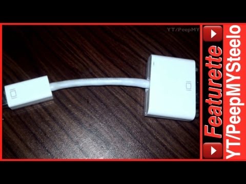 Apple Mini DVI to DVI Adapter Cable For iMac Desktop Computers & Laptops Like Macbook Pro