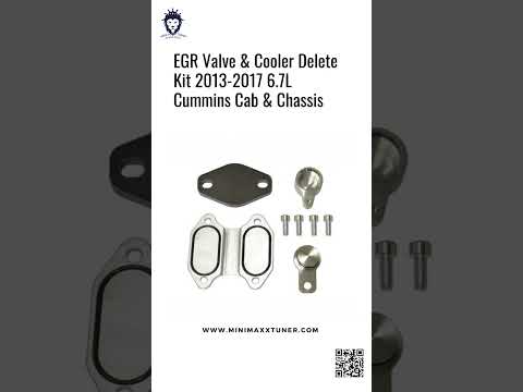 EGR Valve & Cooler Delete Kit 2013-2017 6.7L Cummins Cab & Chassis
