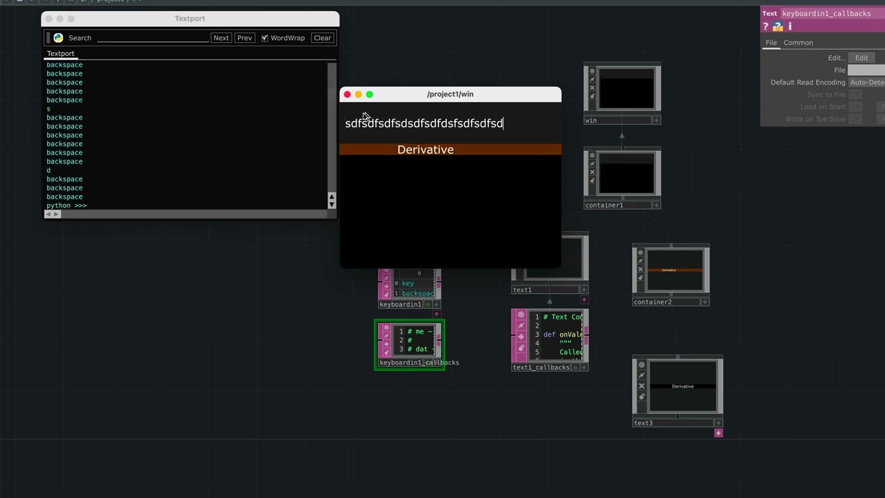 FIXED: 2023.11600 MacOs keyboardinDAT behavour - Bugs - TouchDesigner forum