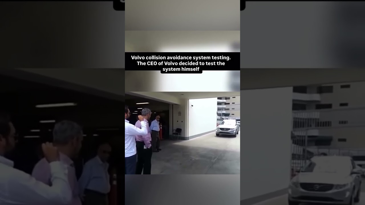 CRASH TEST WITH VOLVO CEO GONE WRONG