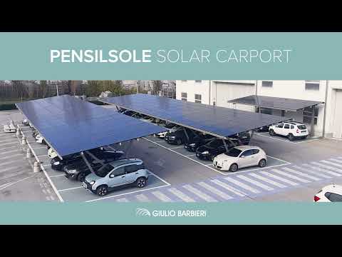 Pensilsole - aluminium structure for solar carports - Giulio Barbieri