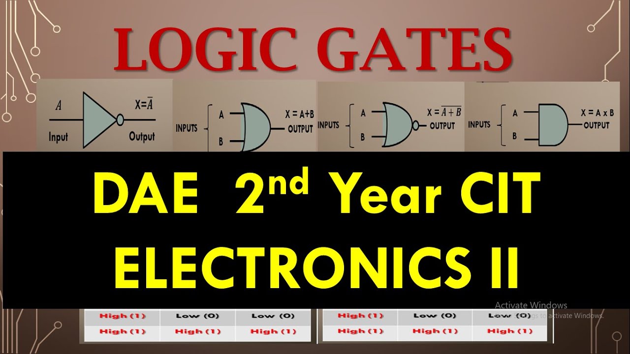 DAE  2nd Year CIT ELECTRONICS-II  | Technical Board |  SBTE |