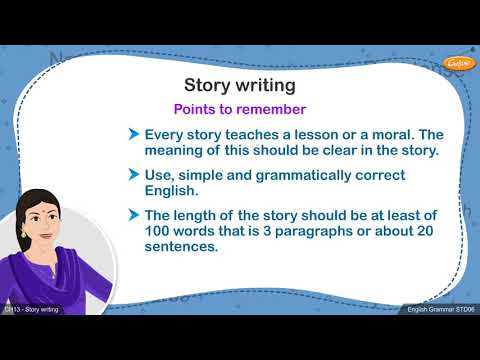 Story Writing Video Lecture - Class 6