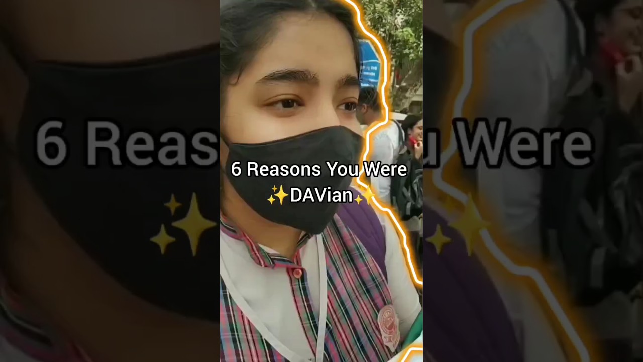 6 Reason you were Davian 😗|| #shorts #dav #davians #arvindgupta #school #schoolshorts