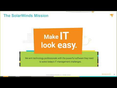 Datacentre Infrastructure Monitoring with SolarWinds & Ha Shem