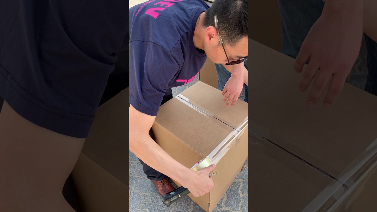 HOW TO SECURE A PACKING BOX USING H-TAPING Technique