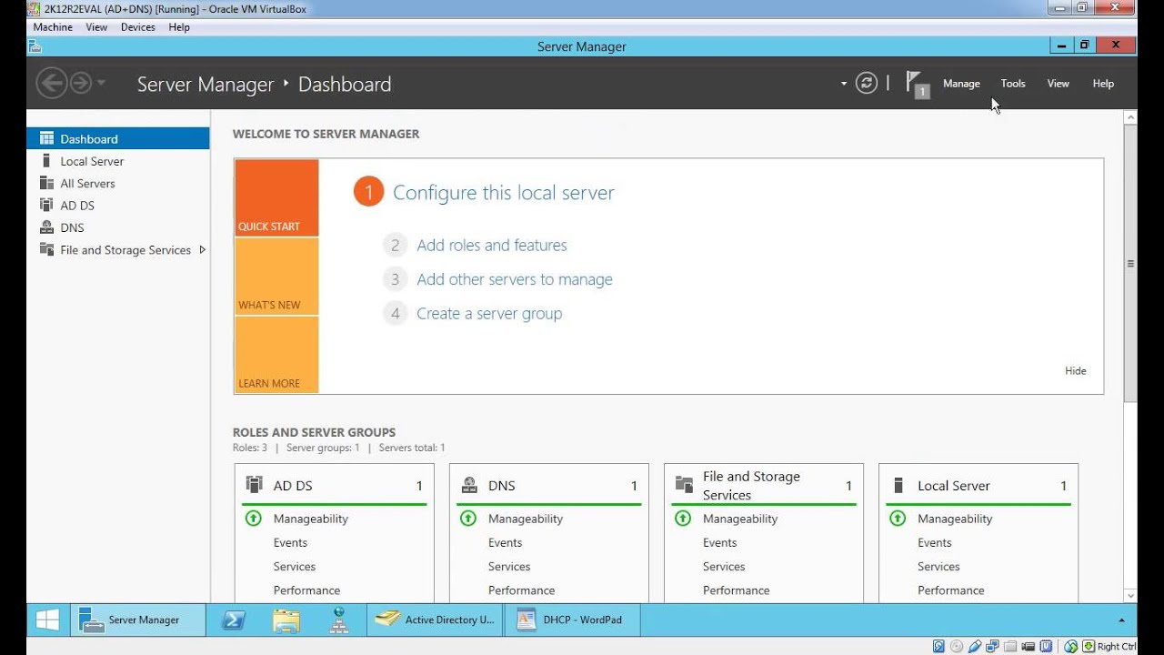 Installing and Configuring DHCP in Windows Server 2012R2