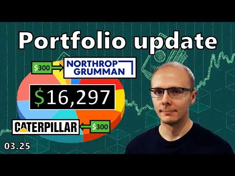 March 2025 Stock Portfolio Update | Dividend Portfolio Tracker | Dividend Income | CAT NOC