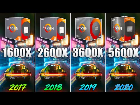 Ryzen 5 1600X vs 2600X vs 3600X vs 5600X - How Big is the Difference?