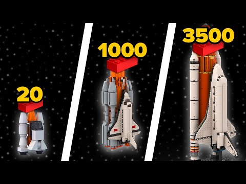 LEGO SPACE SHUTTLE in Different Scales | Comparison