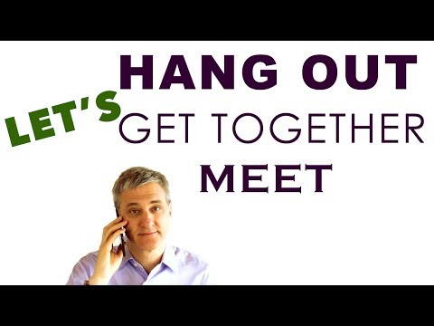 English Conversation - How to Use Hang Out