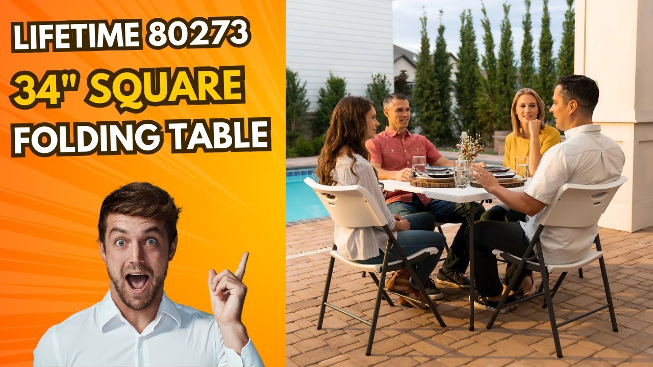 Lifetime 80273 Folding Table: The Best Square Table for the Money?