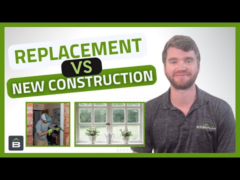 Replacement Windows vs. New Construction Windows