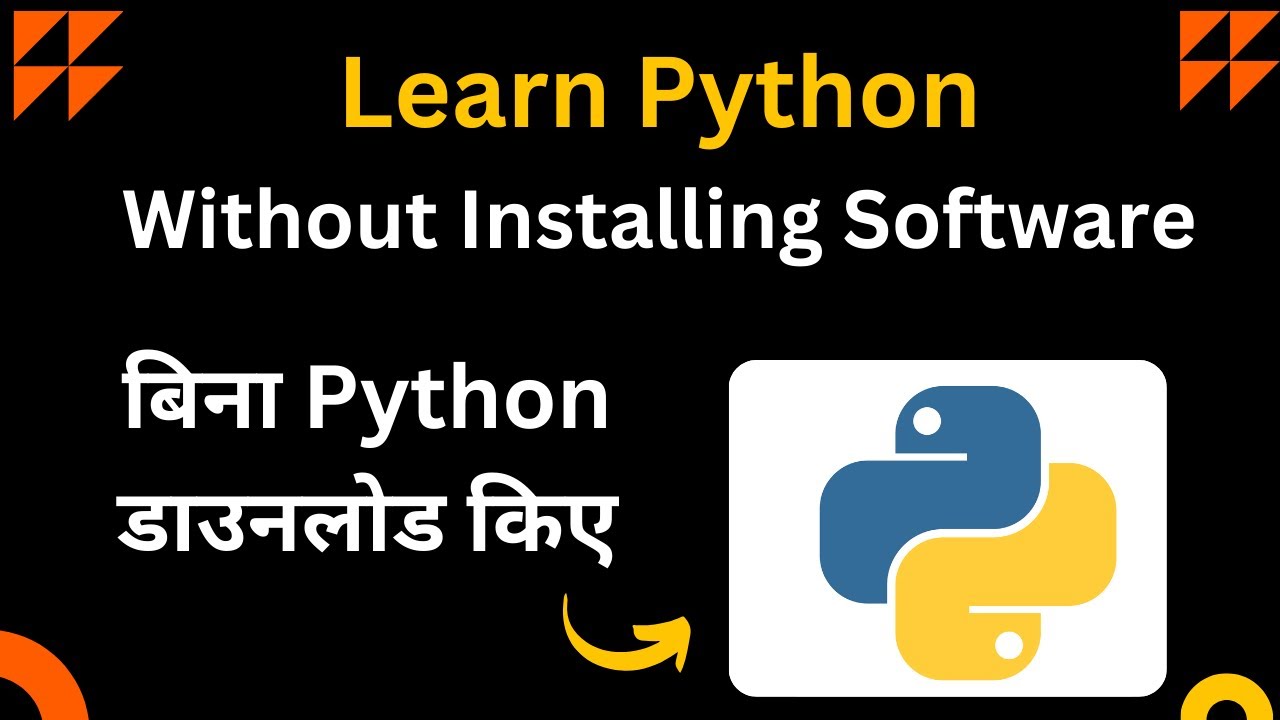 Run Python without installing Software | Run Python in Browser | Learn Python Programming |