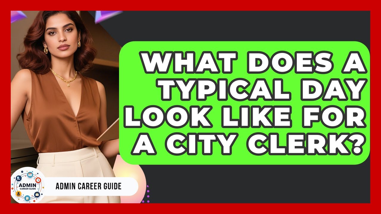 What Does A Typical Day Look Like For A City Clerk? - Admin Career Guide