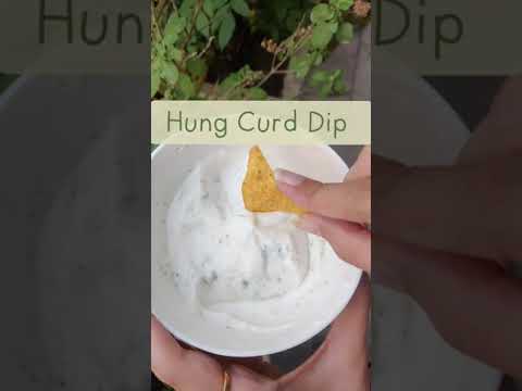 Hung curd dip | Home made dip | Quick recipe