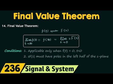 Final Value Theorem