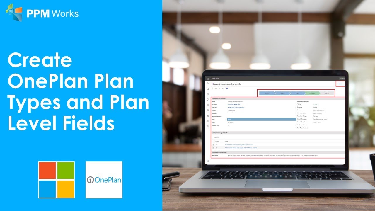 Create OnePlan Plan Types and Plan Level Fields
