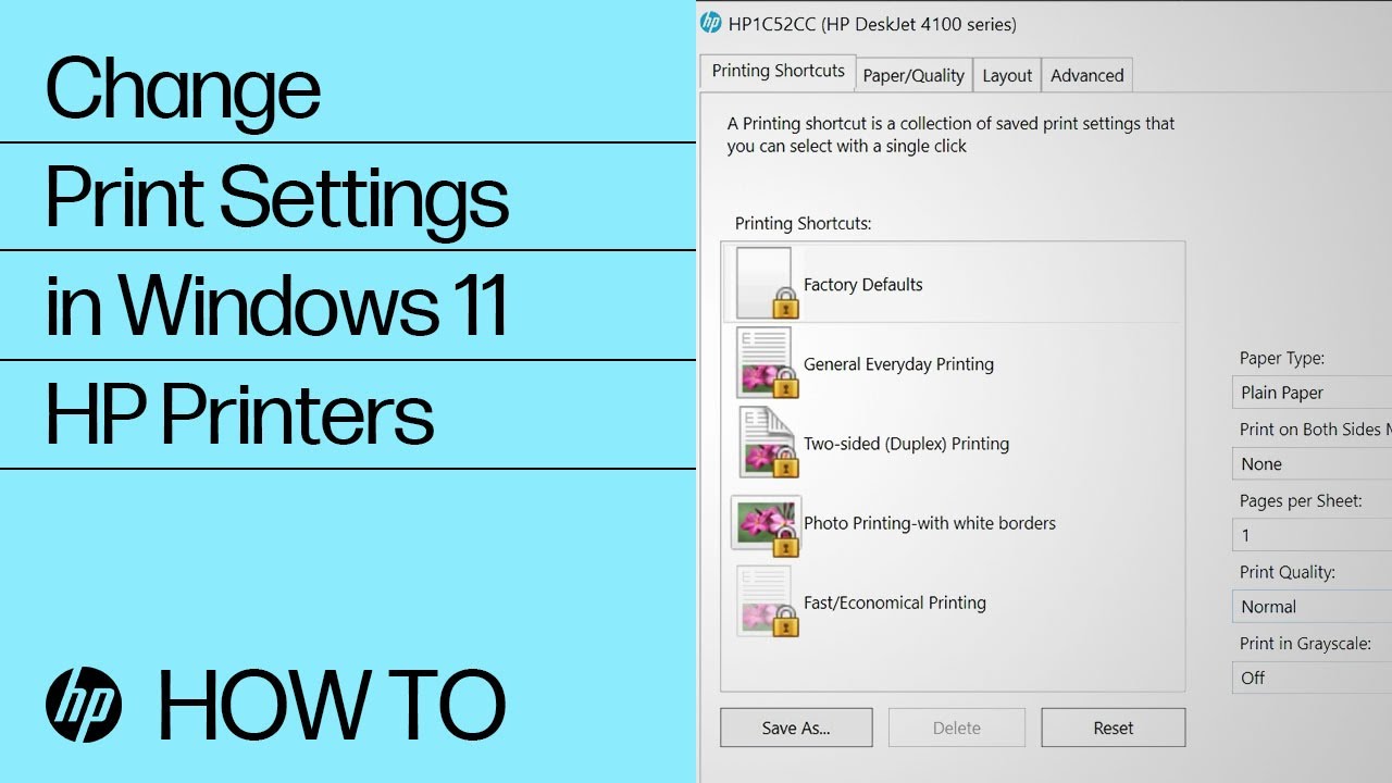 How to Change Print Settings in Windows 11 | HP Printers | HP Support