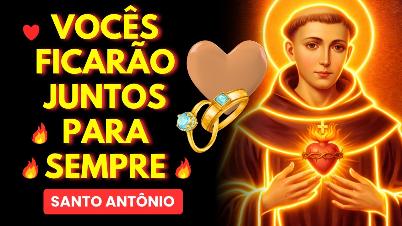 💖 ORAÇÃO FORTE: Faz Ele Sentir Saudade e Voltar em 3 Dias - Santo Antônio NUNCA FALHA 💖