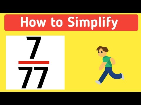 How to Simplify the Fraction 7/77