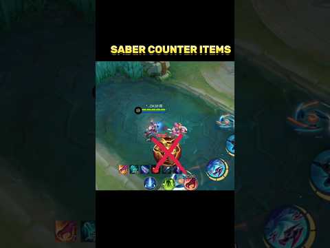 ☑️saber counter items tutorial by tips