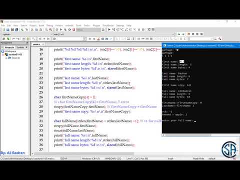Learn C Programming - Strings (char arrays) - C language Full Course | Must Watch