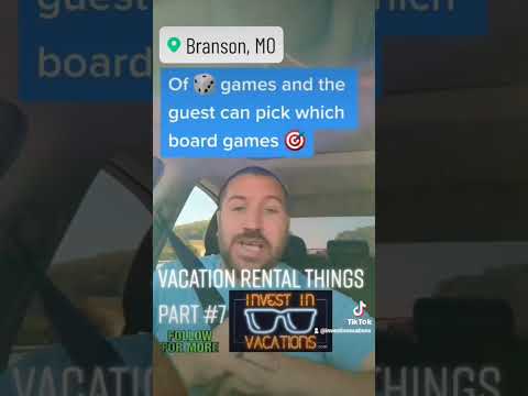 🎮Vacation Rental Things #7#airbnb #branson #bransonmissouri #investment #investing