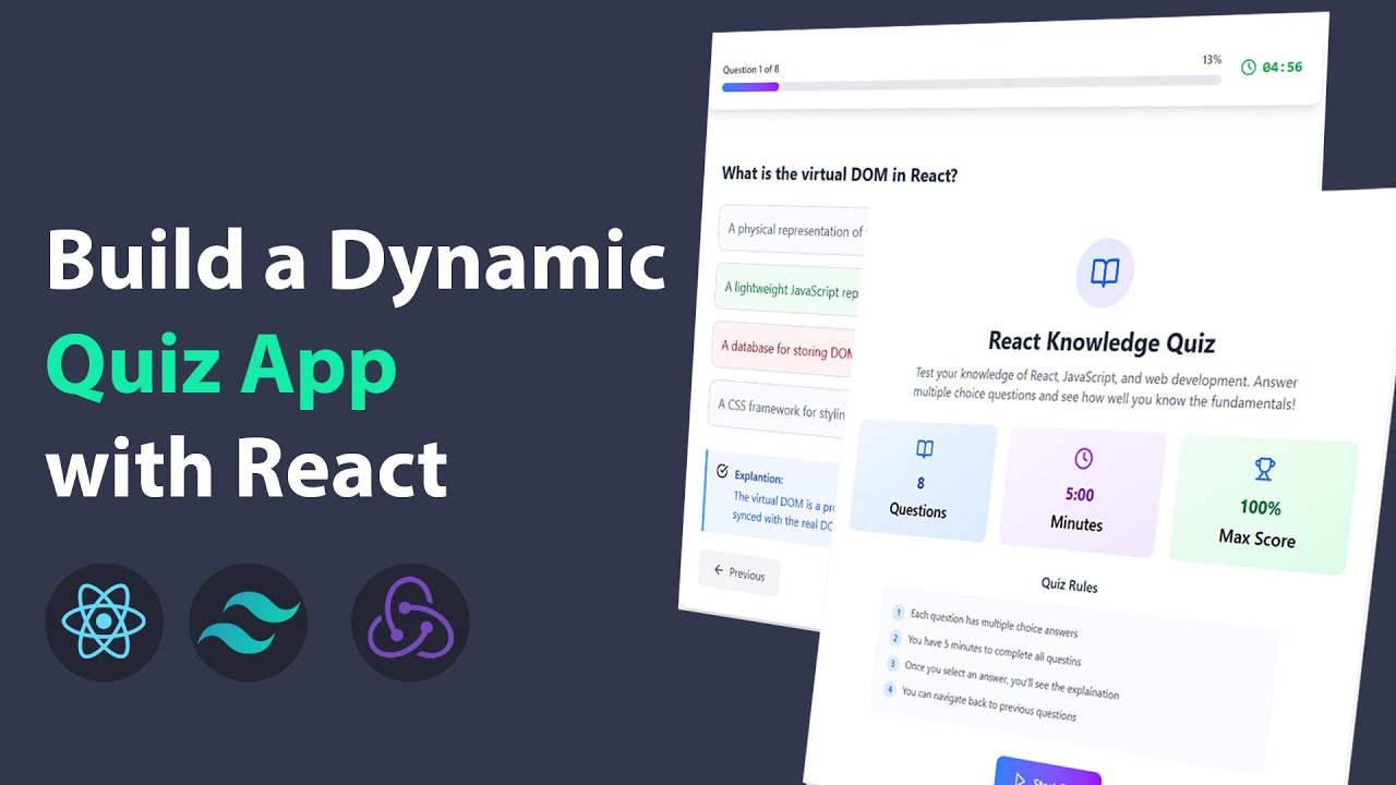 Build a Dynamic Quiz App with React JS