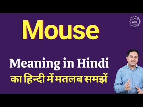 Mouse meaning in Hindi | Mouse ka kya matlab hota hai | daily use English words