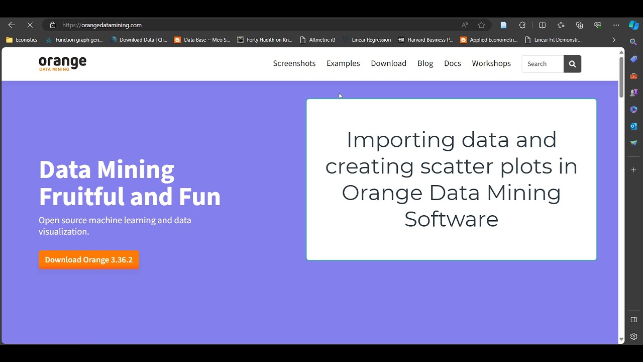 Learn How to Import CSV data in Orange Data Mining
