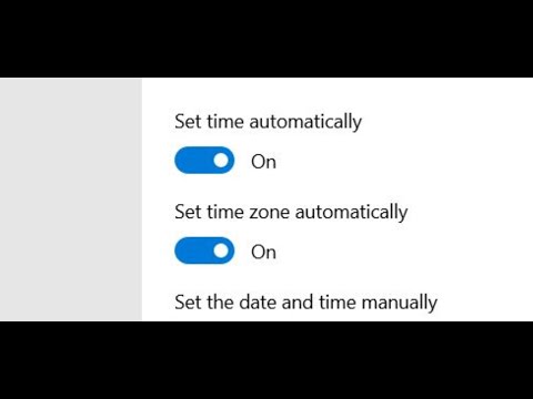 Fix Set Time Zone Automatically Not Working on Windows 10