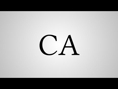 What Does "CA" Stand For?