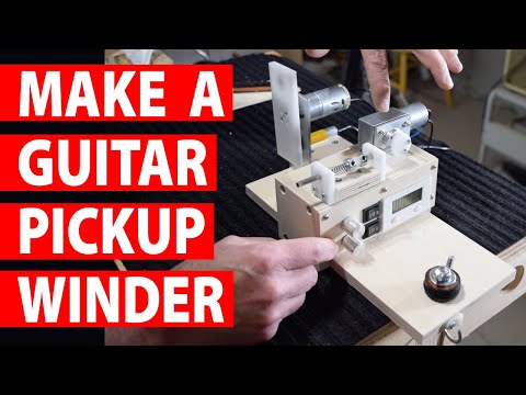 My Homemade Guitar Pickup Winder