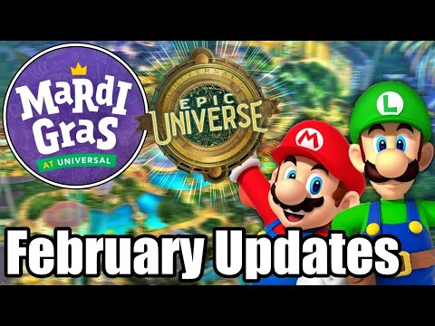Epic Universe Opening Date announced and Universal Orlando Mardi Gras 2022 starting
