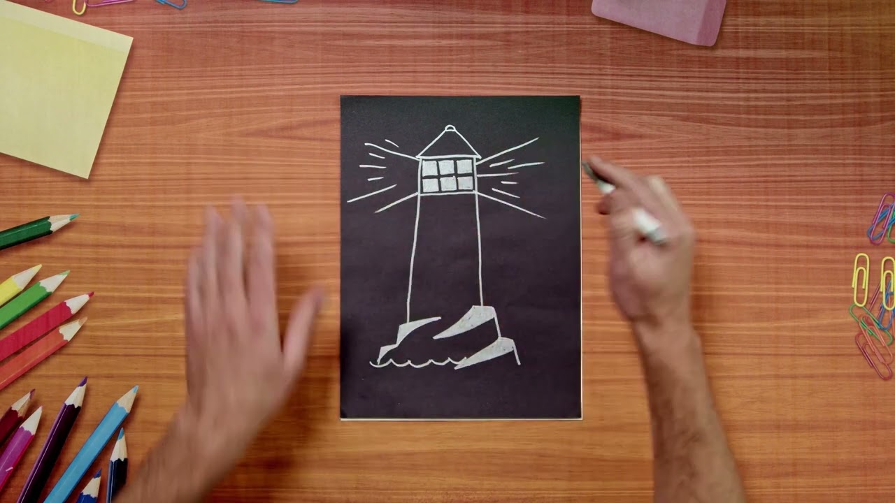 How to Draw Jesus is Our Light | Come Learn with Me