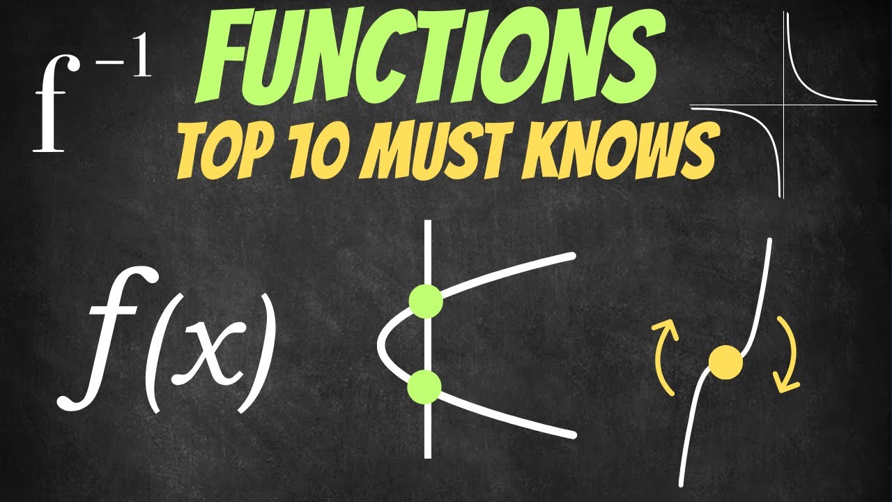 Learn All of Functions in only 40 Minutes! (ultimate study guide)