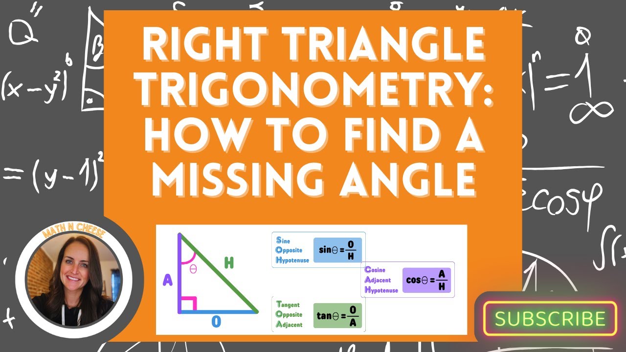 How to use Inverse Trig to Find Missing Angles in a Right Triangle