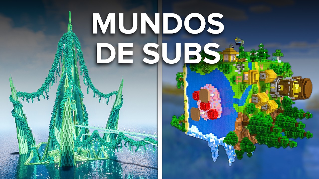 Exploré Los Mundos de Mis Suscriptores en Minecraft