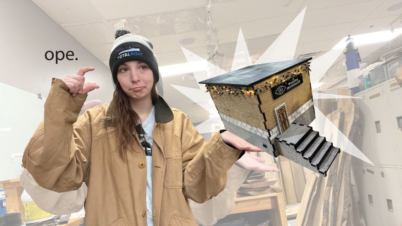 The shop SHRUNK?! || Laser Cutting a Mini Makers Workshop