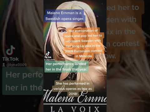 Malena Ernman put opera in Eurovision!