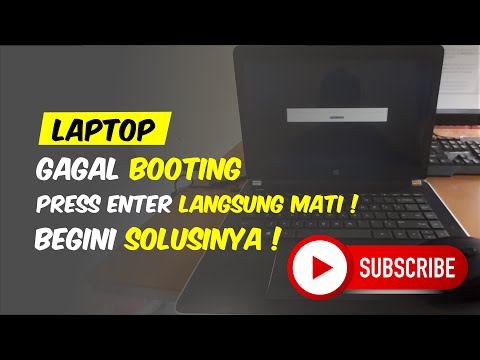 SOLUSI LAPTOP HP TIDAK MAU BOOTING | SELECTED BOOT IMAGE DID NOT AUTHENTICATE