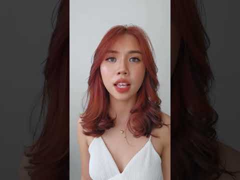 from jet black to copper red hair (no bleach) #hairtransformation #haircolor #copperhair #copper