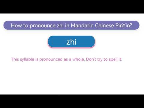 How to pronounce zhi(zhī,zhí,zhǐ,zhì) in Mandarin Chinese Pinyin?