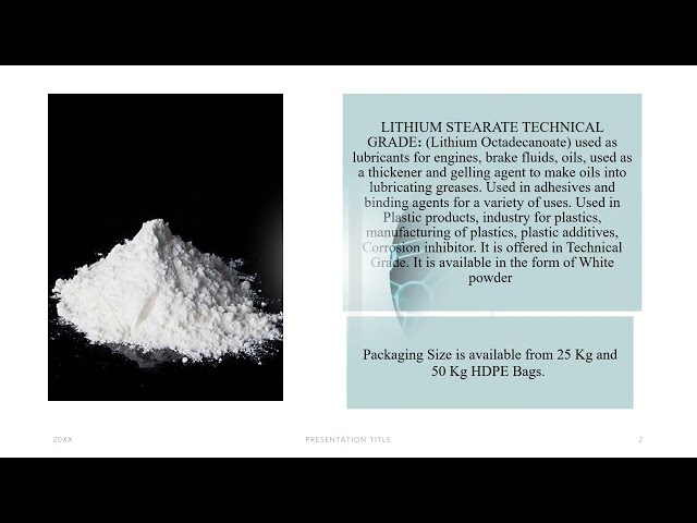 Stearate - Lithium Stearate Technical Manufacturer from Hyderabad