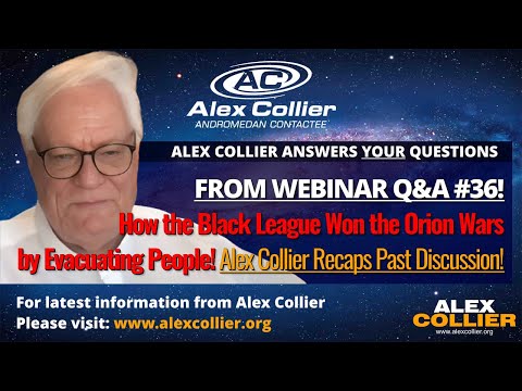 Alex Collier: How the Black League Won the Orion Wars by Evacuating ...